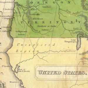 1830 Map of United States and Territories - Old Maps and Prints ...