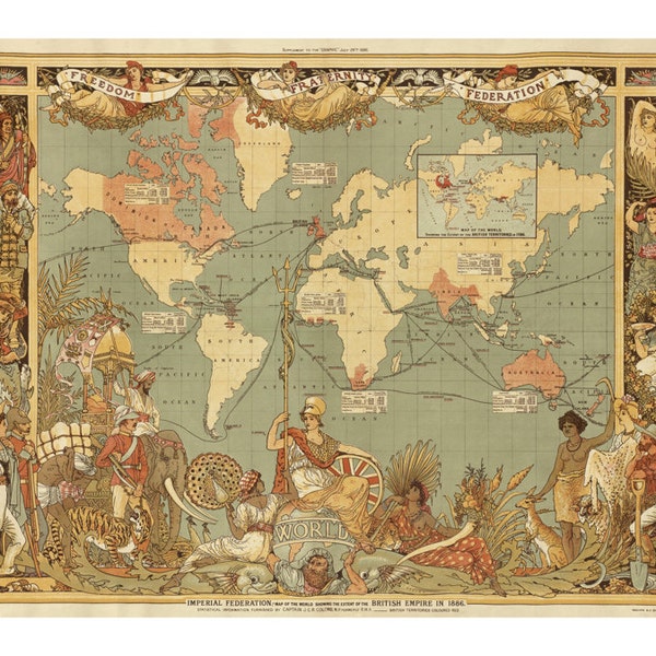 British Colonial Art - Etsy