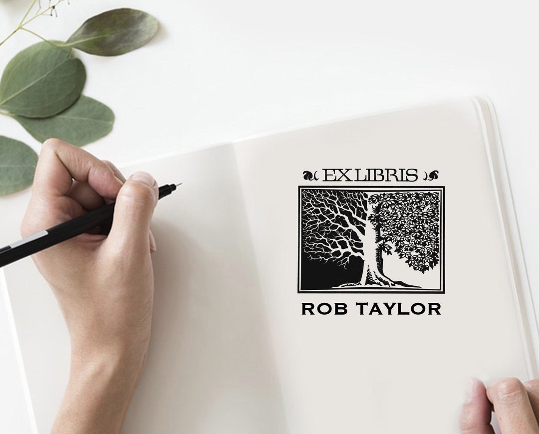 Árvore da Vida Pesonalizable Ex Libris Carimbo de presente de ...