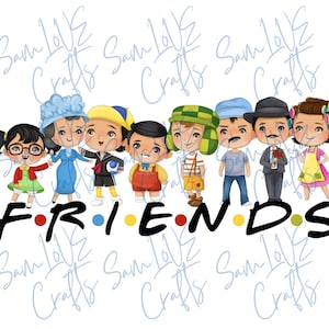 El Chavo Friends Heat Transfer Vinyl PHYSICAL PRODUCT - Etsy