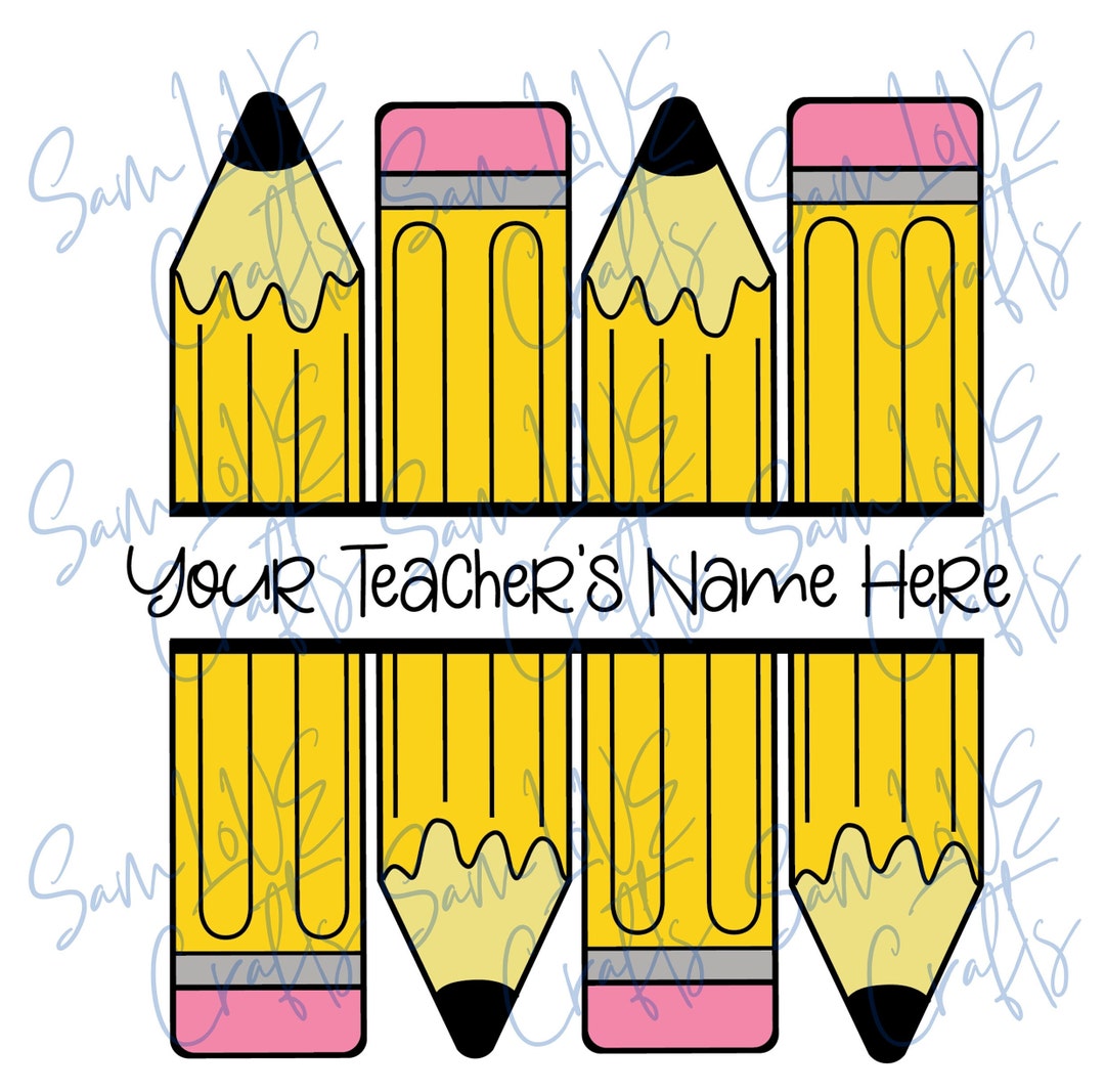 Pencils Heat Transfer Vinyl PHYSICAL PRODUCT - Etsy