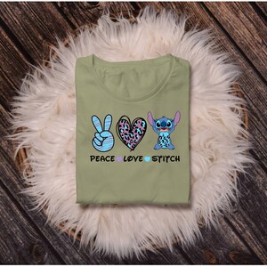 Peace Love Stitch Heat Transfer Vinyl PHYSICAL PRODUCT - Etsy