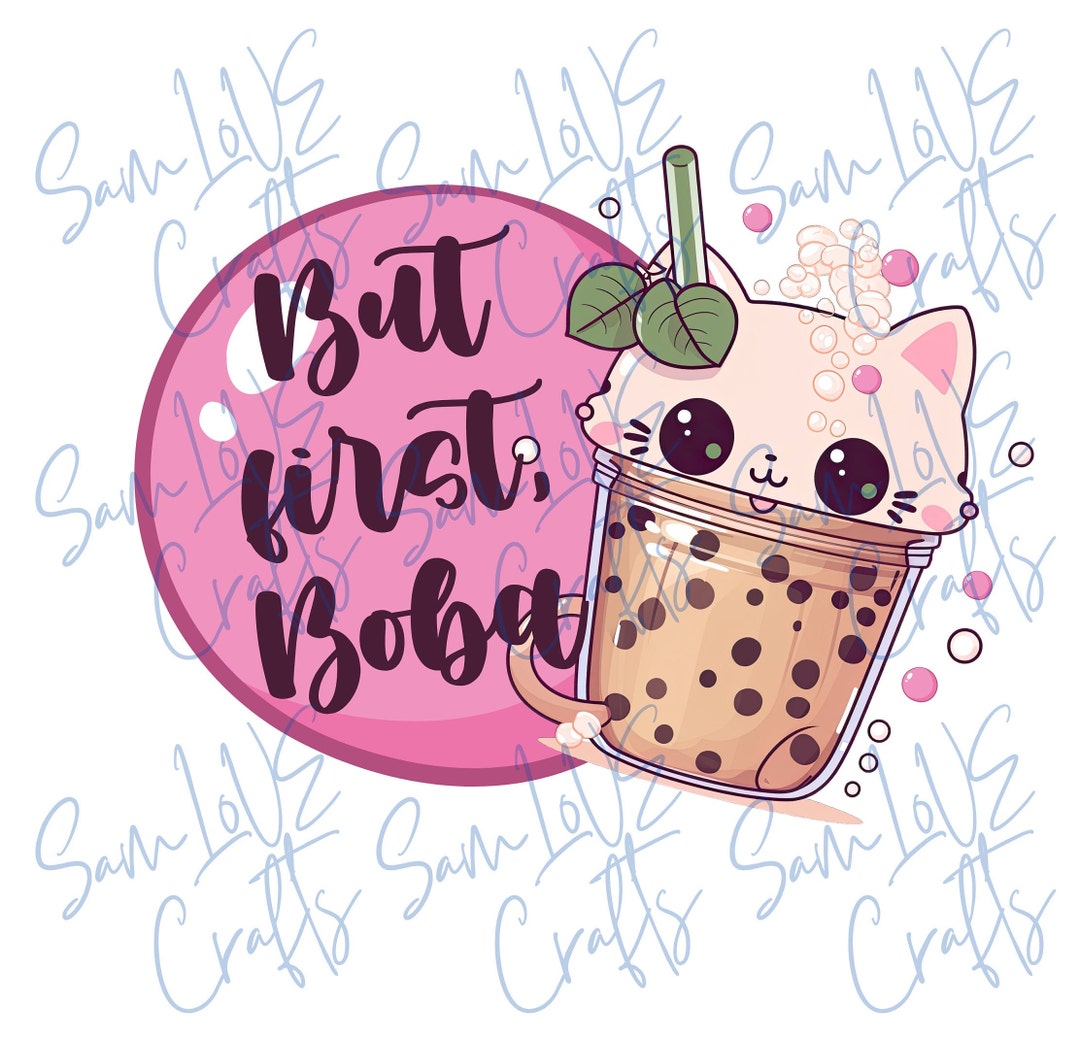 Boba Pink Bubble Heat Transfer Vinyl PHYSICAL PRODUCT - Etsy