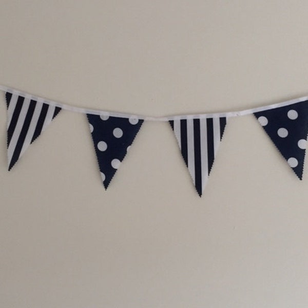 Navy Bunting - Etsy UK