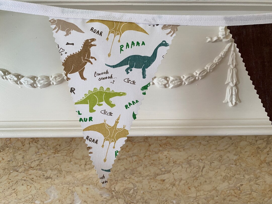NEW Dino the Dinosaur Handmade Dinosaur Bunting Free P& P - Etsy