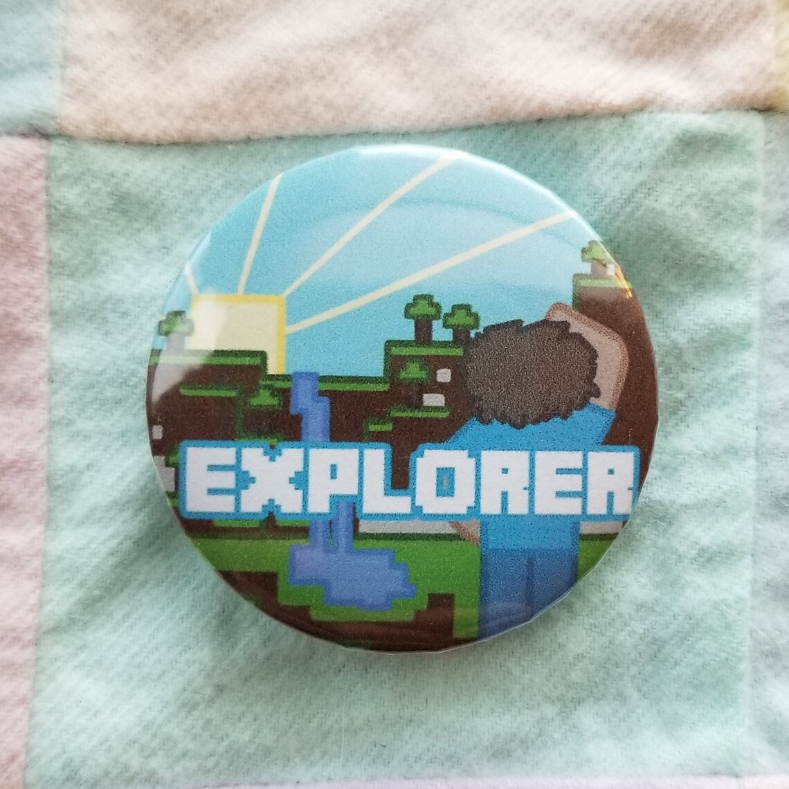 Minecraft occupation buttons | Etsy