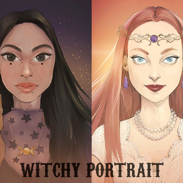 Witch Portrait - Etsy