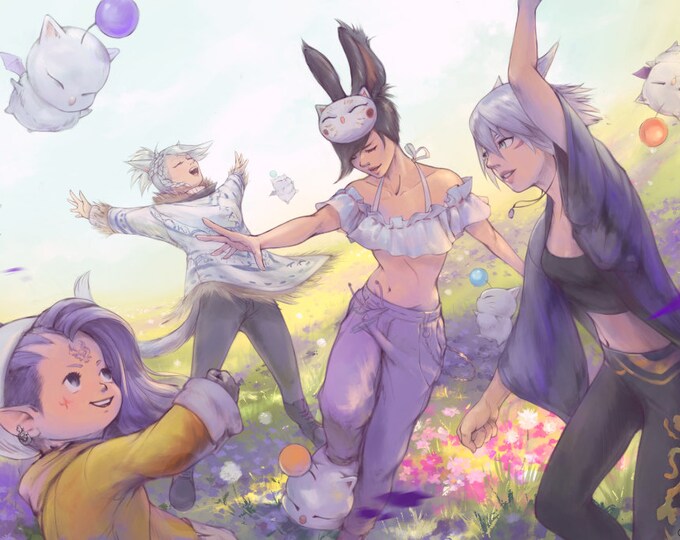 Final Fantasy XIV Commission | FFXIV Character Commission, Party ...