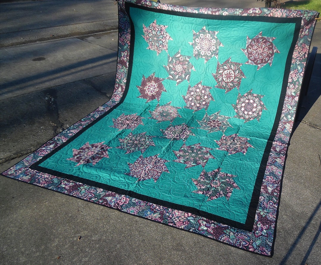 Miss Kicking & Screaming Stack-n-whack Bed Quilt - Etsy