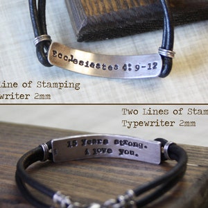 Men's Cross Bracelet Sterling Silver Bar Copper Cross - Etsy