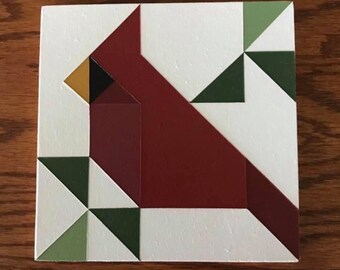 Cardinal Barn Quilt Pattern - Etsy