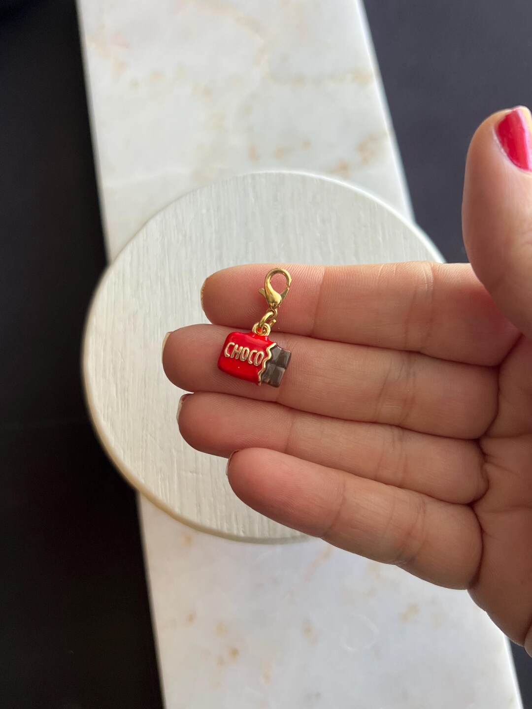 Gold Charm- Chocolate Bar - Etsy