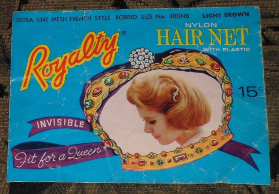 One Circa 1960's Vintage Royalty Light Brown Bobbed Style Nylon Hair ...