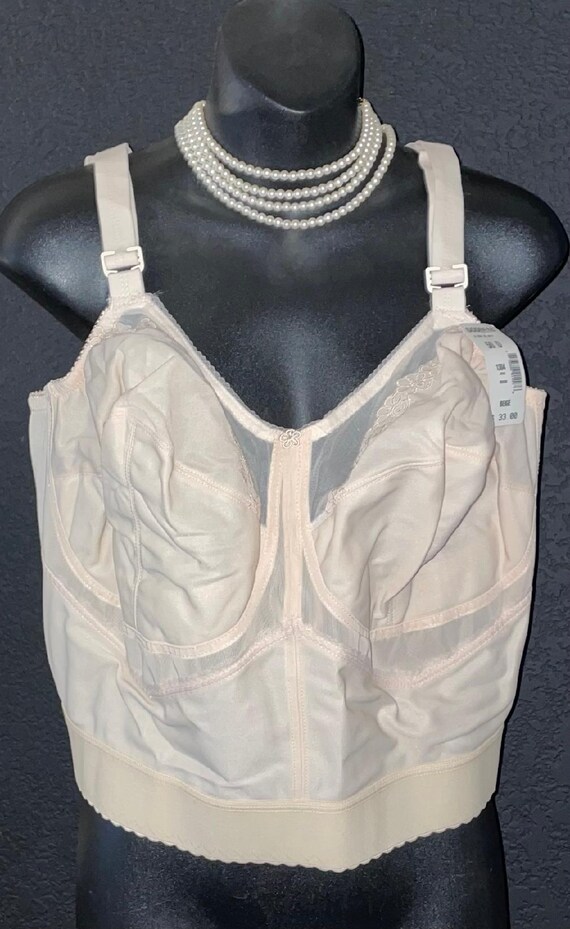Rare Boxed Vintage 1960-70's GOSSARD Longline Beige B… - Gem