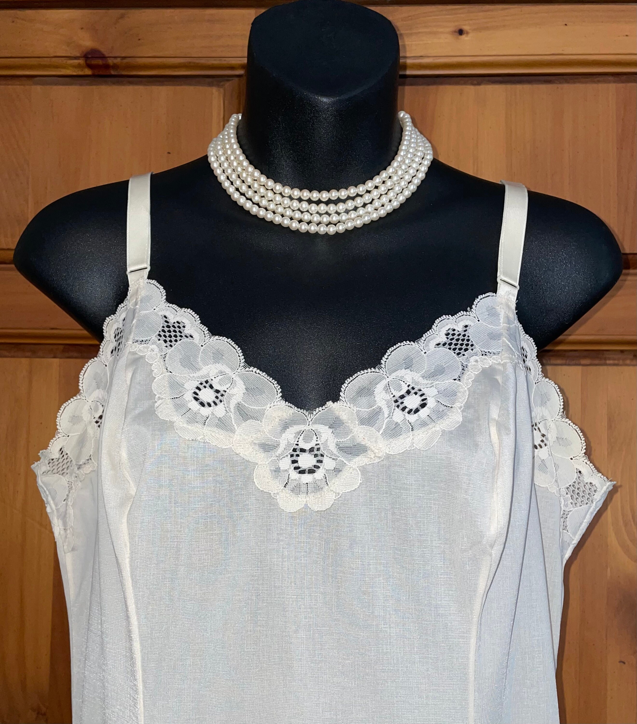 Vintage 1970's OLGA Double Seam Nylon Full Slip 36 - Etsy