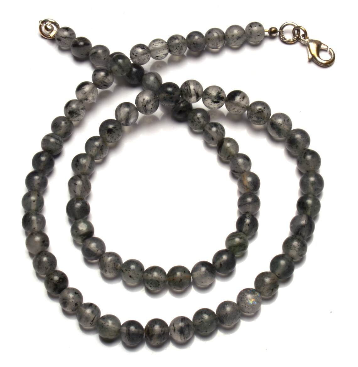 Natural Gemstone Moss Quartz 6 to 7MM Size Smooth Round Beads - Etsy