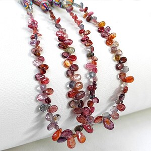 Natural Rainbow Color Spinel Gemstone 5x3 to 7x5 Mm Size Smooth Pear ...