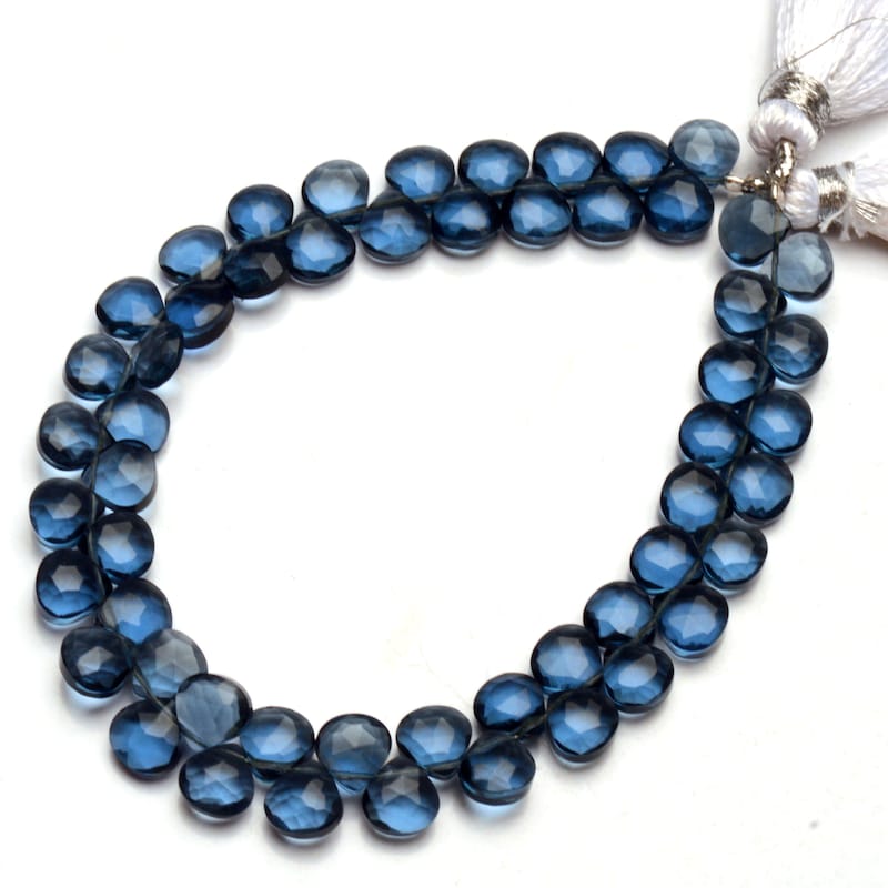 Blue Topaz Briolette - Etsy