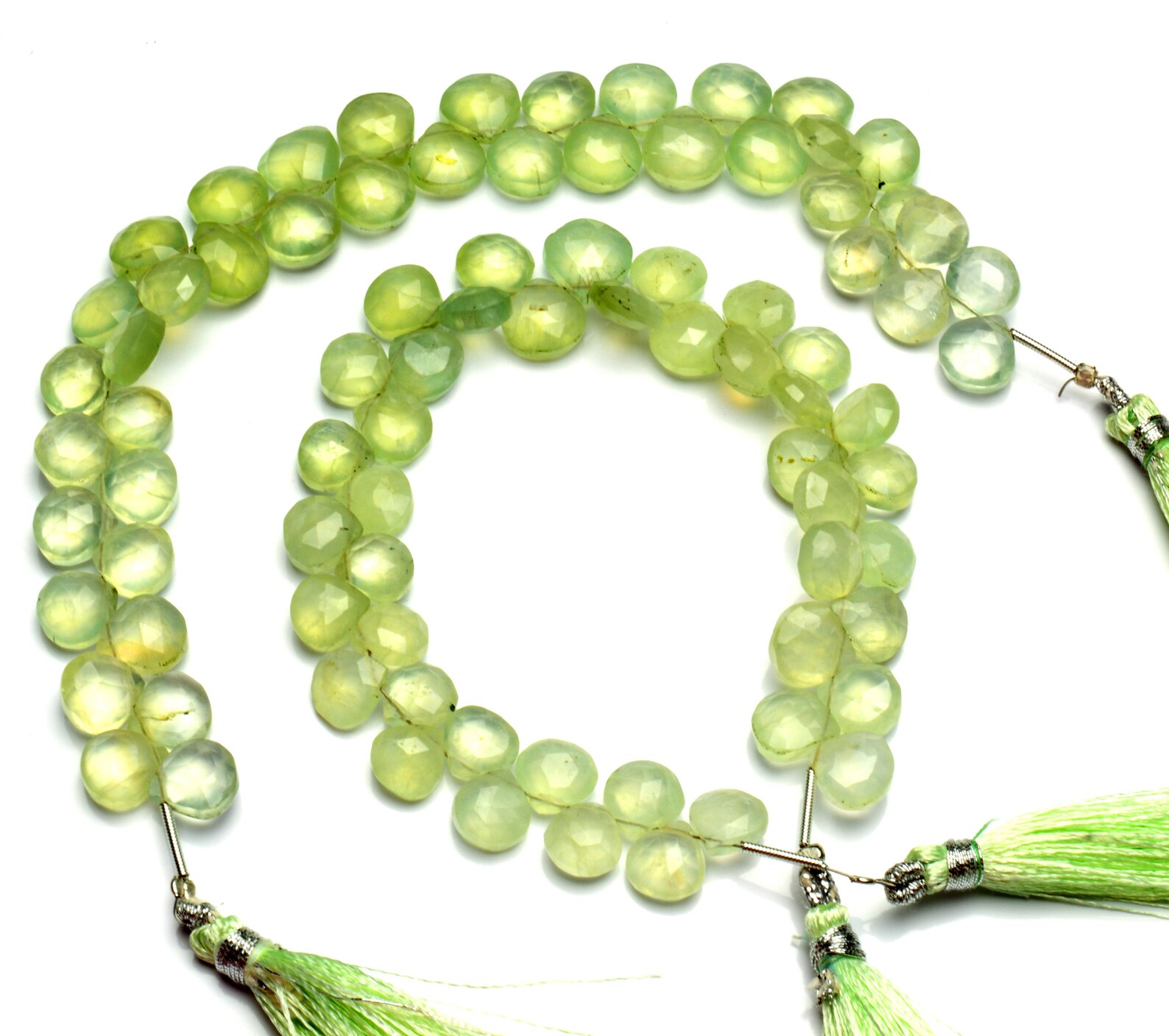 Natural Gem Prehnite Fine Quality Faceted 9MM Approx Size - Etsy