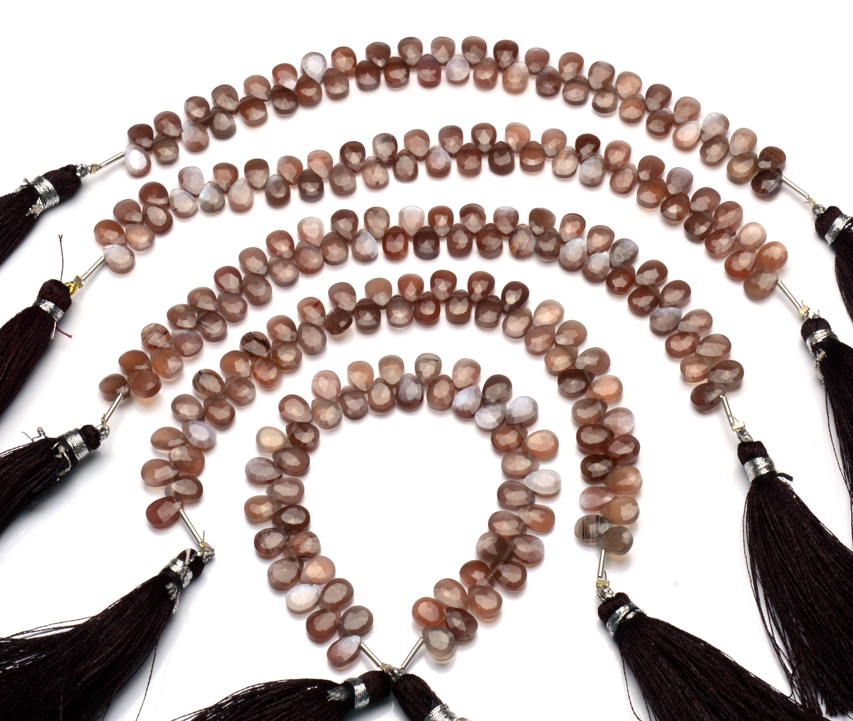 Natural Gem Chocolate Brown African Moonstone Strong Flash | Etsy