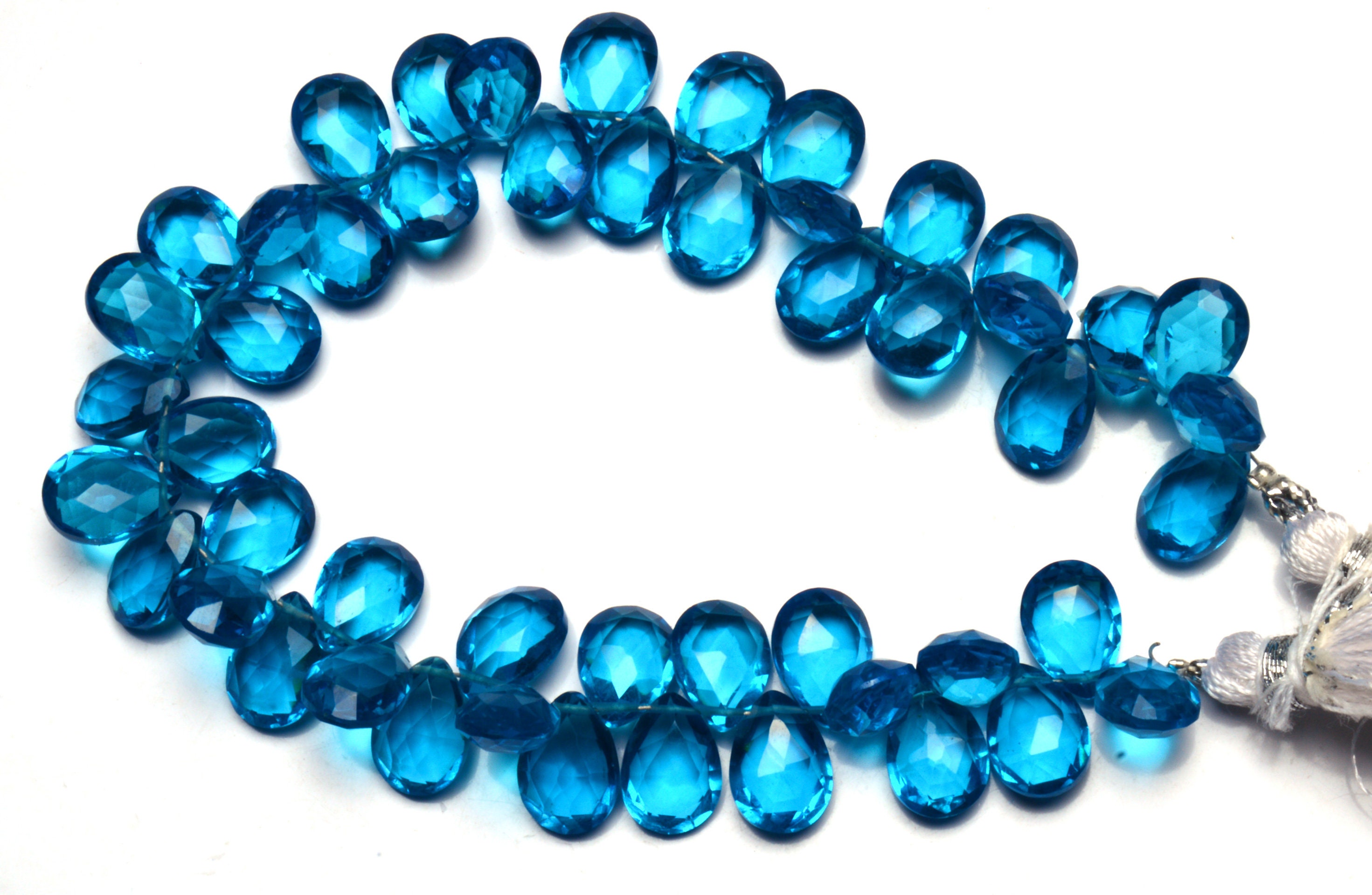 Neon Apatite Color Hydro Quartz Faceted 9x7mm Approx. Pear - Etsy