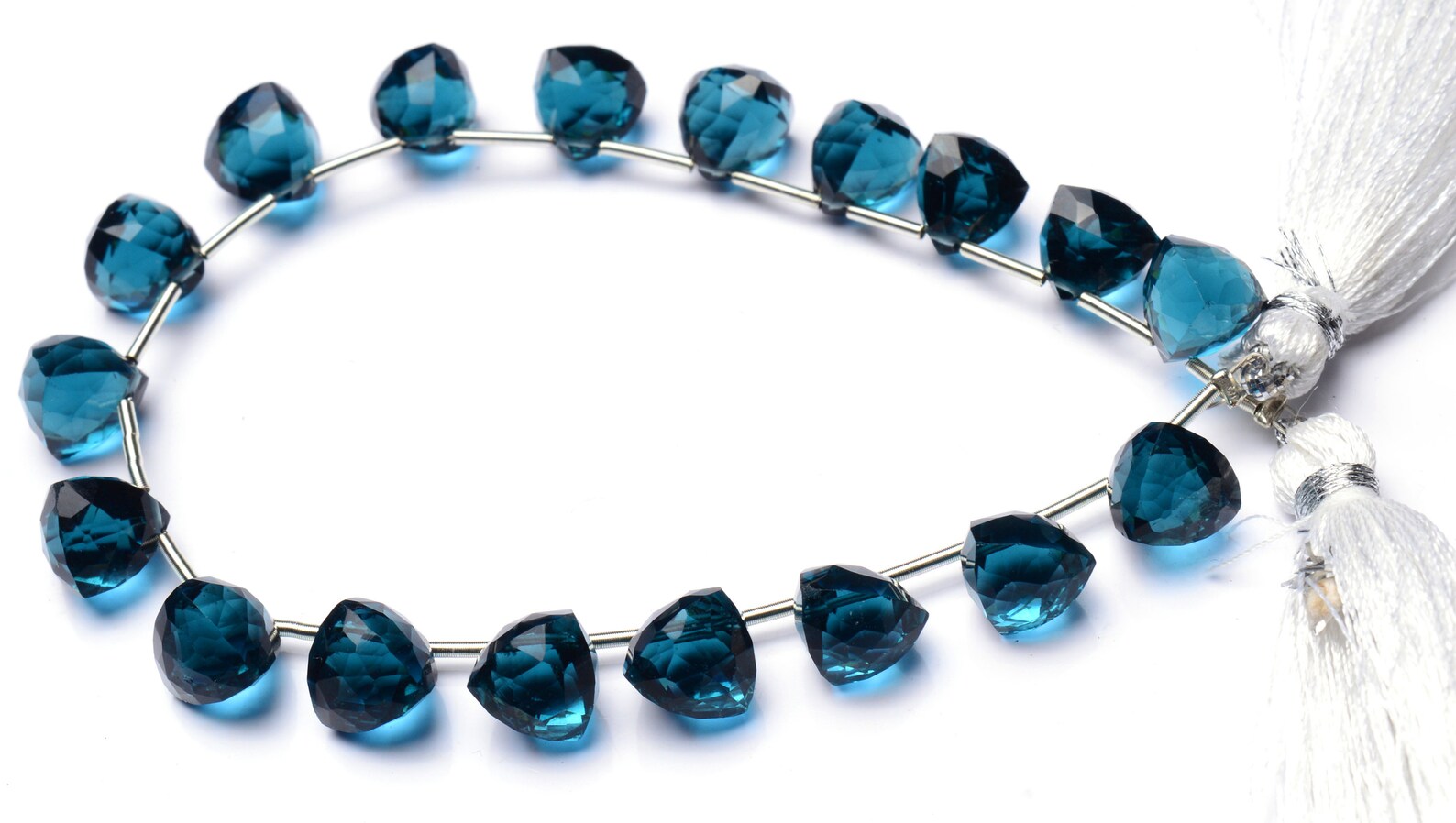 Indicolite Tourmaline Color Hydro Quartz Faceted 8MM Approx | Etsy