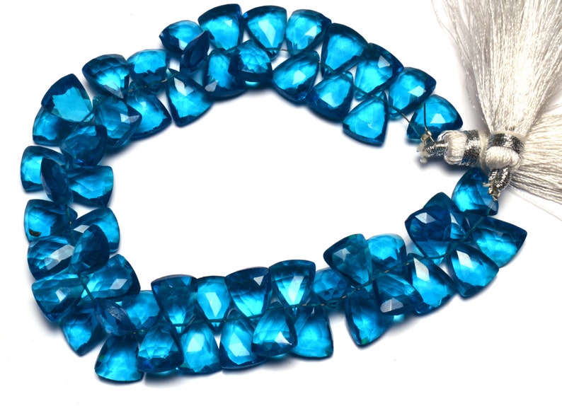 Neon Apatite Color Hydro Quartz Faceted 10x8mm Approx. - Etsy