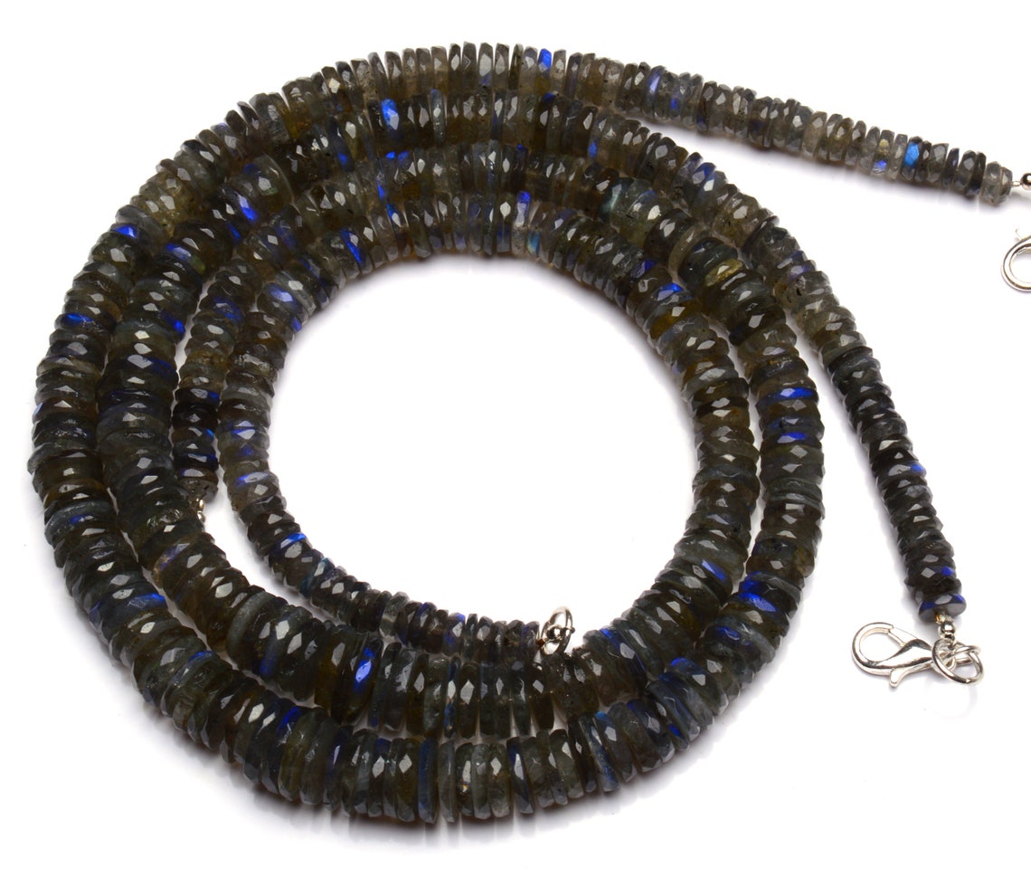 Natural Gem Flashing Blue Fire Labradorite 6 to 11MM Size | Etsy