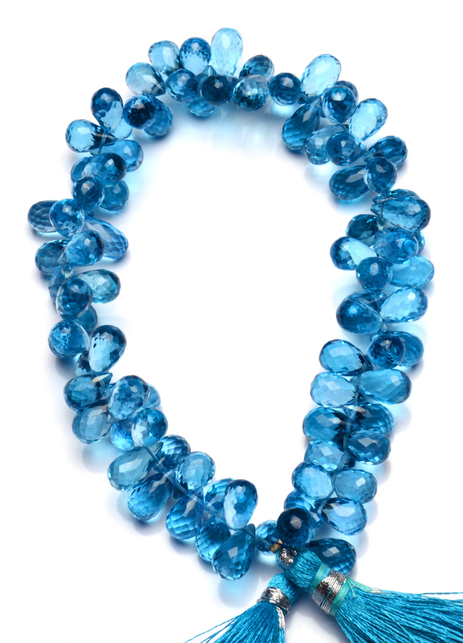 Natural Gemstone Swiss Blue Color Topaz 10x6 to 11x6mm Size - Etsy