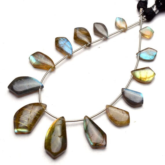 Natural Gem Smooth Multi Color Flashing Fire Labradorite 8x5 | Etsy