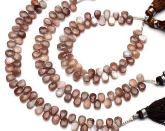 Natural Gem Chocolate Brown African Moonstone Strong Flash | Etsy