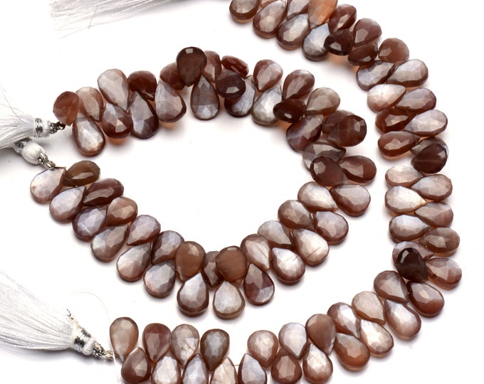 Natural Gem Chocolate Brown African Moonstone Strong Flash - Etsy