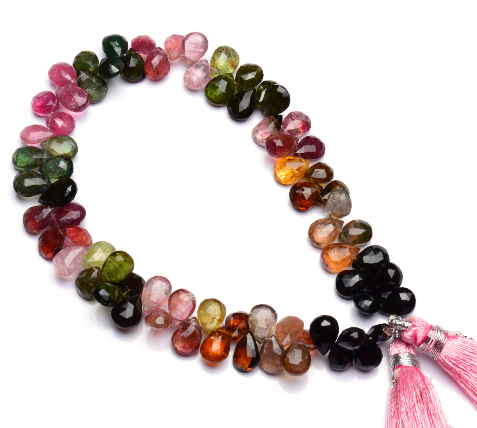Natural Gemstone Super Quality Multi Color Tourmaline 8x6MM - Etsy France