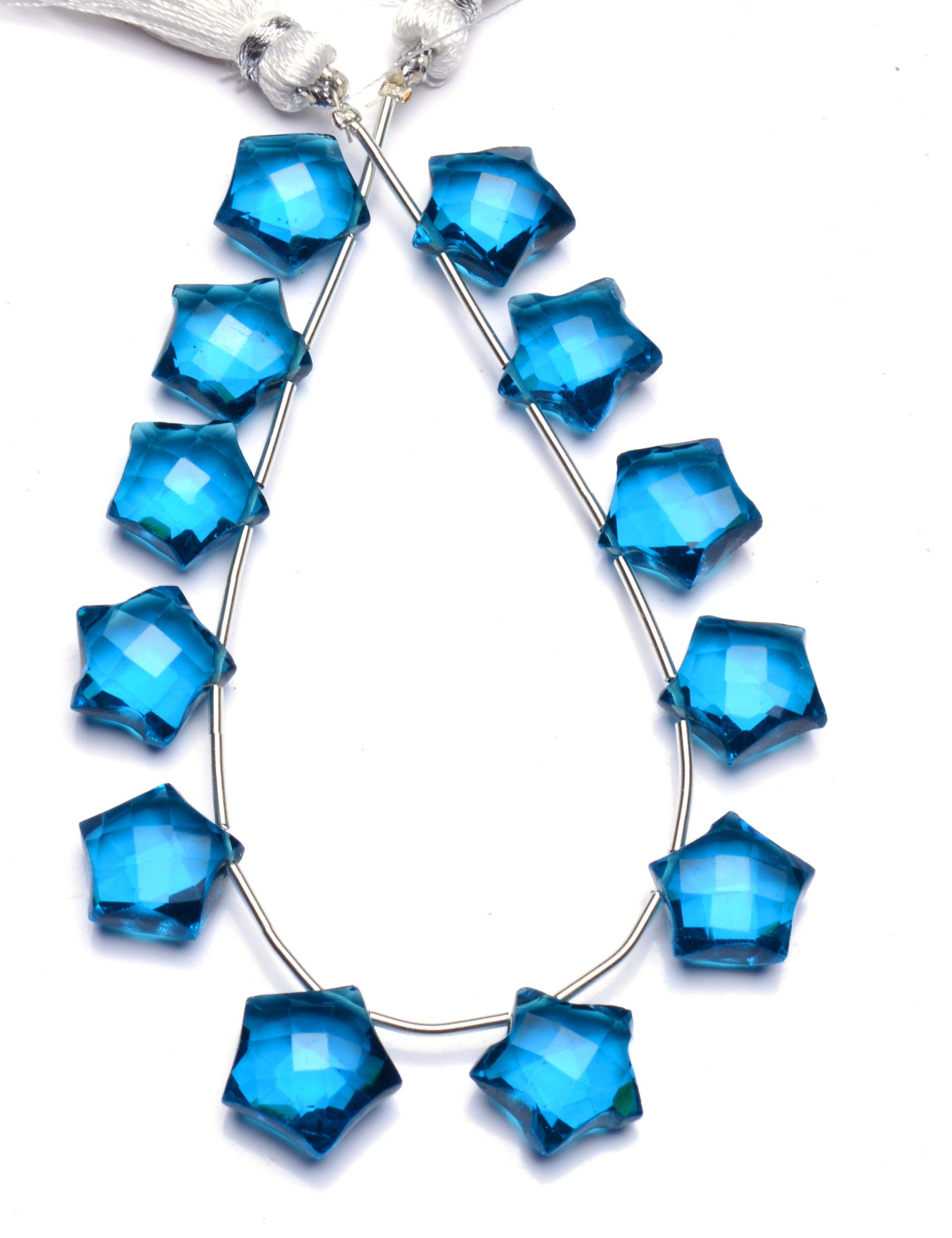 Neon Apatite Color Hydro Quartz Faceted 12MM Aprox Size Star - Etsy España