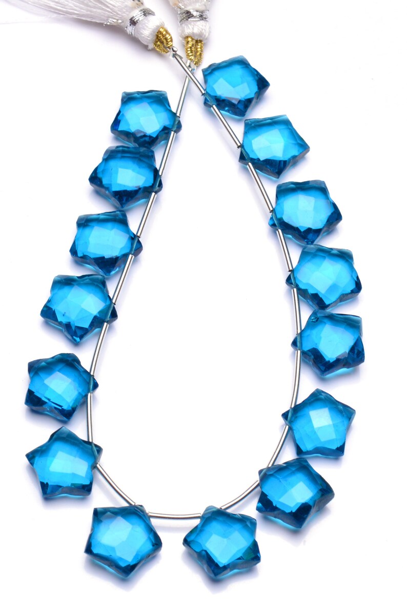 Neon Apatite Color Hydro Quartz Faceted 12MM Approx Size Star - Etsy