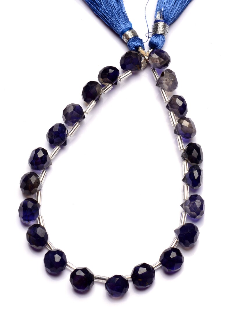 Natural Gemstone Iolite Onion Shape Beads 8 Inch Full - Etsy