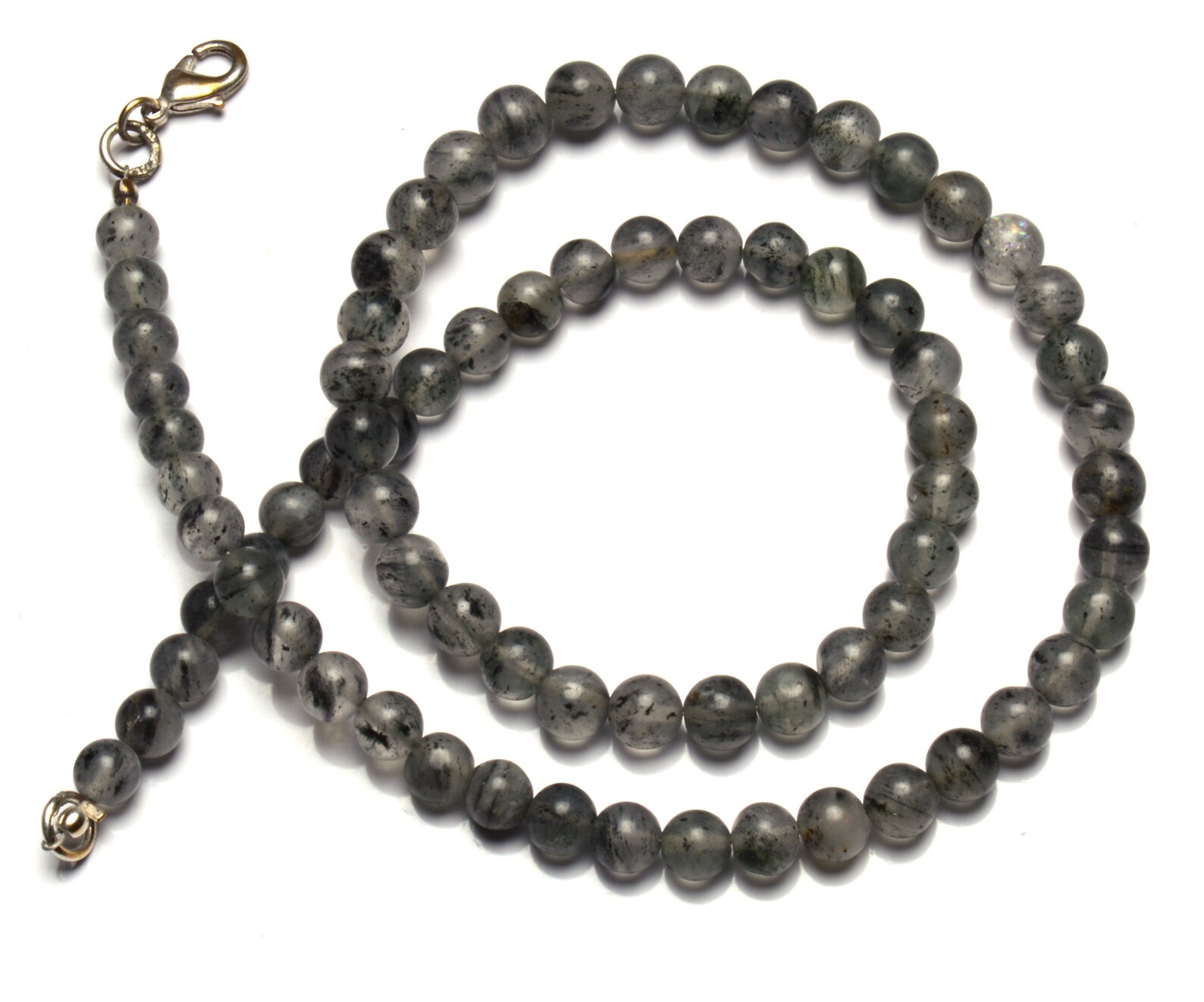 Natural Gemstone Moss Quartz 6 to 7MM Size Smooth Round Beads - Etsy