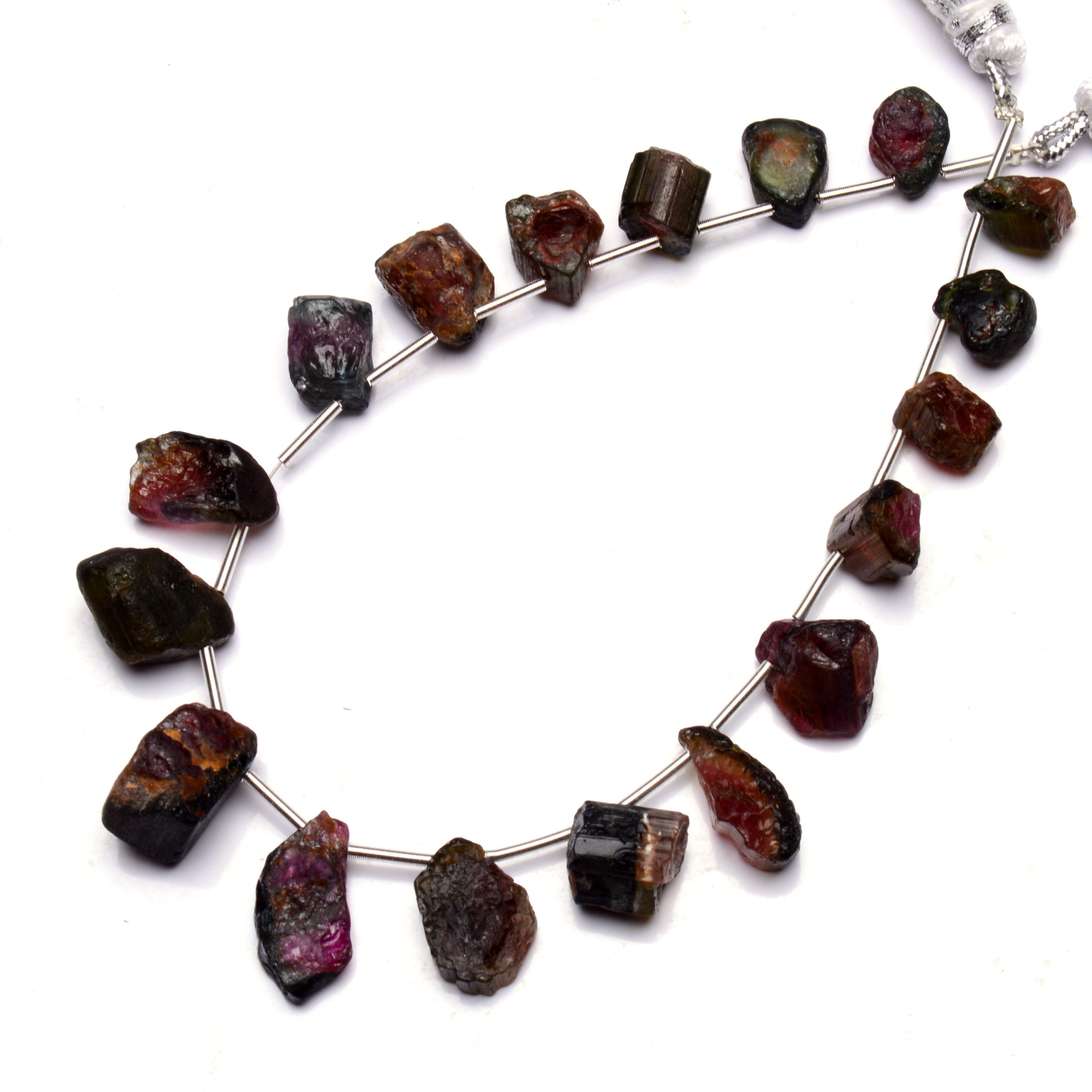 Natural Gem Rough Unpolished Very Rare Gem Bicolor Tourmaline 6 to 9MM ...