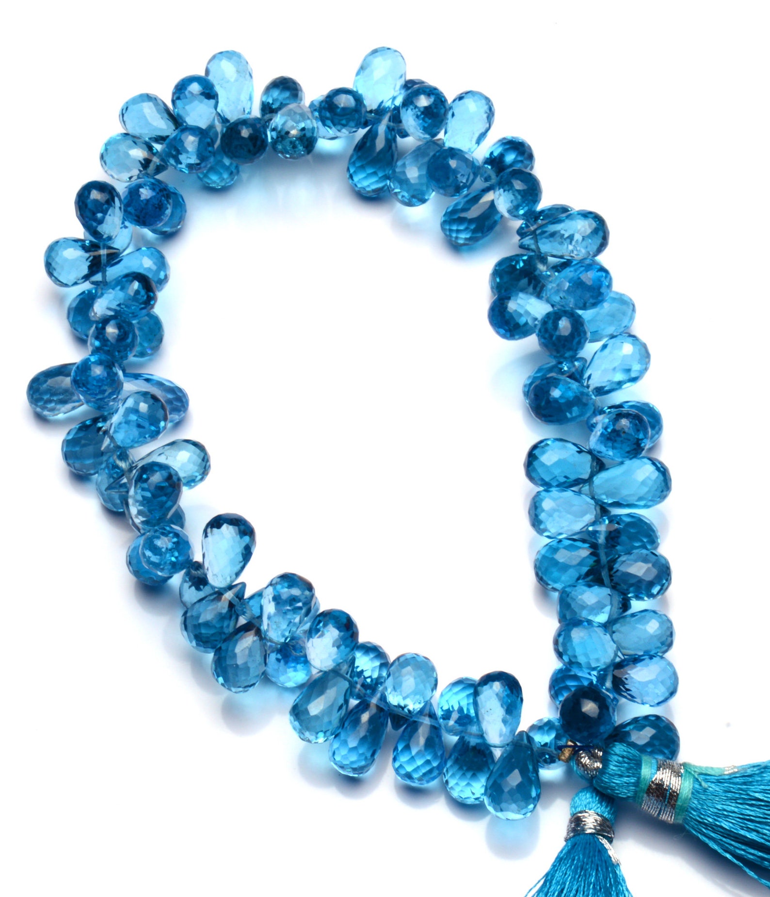 Natural Gemstone Swiss Blue Color Topaz 10x6 to 11x6mm Size - Etsy