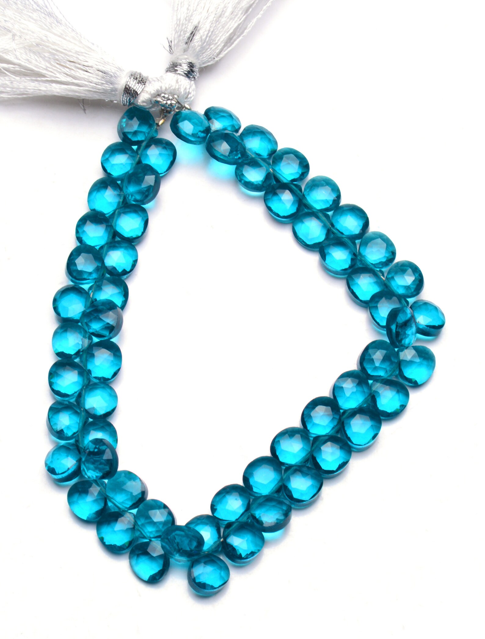 Neon Apatite Color Hydro Quartz Faceted 6MM Approx Size Heart - Etsy