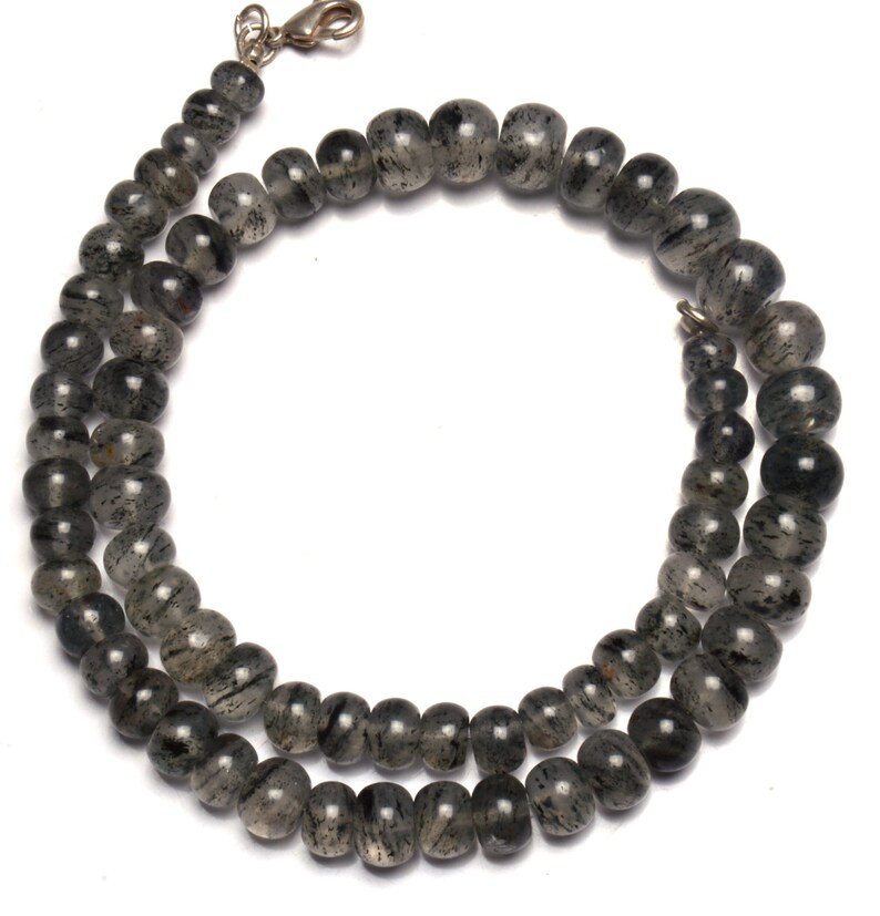 Natural Gemstone Moss Quartz 8 to 10MM Size Smooth Rondelle - Etsy