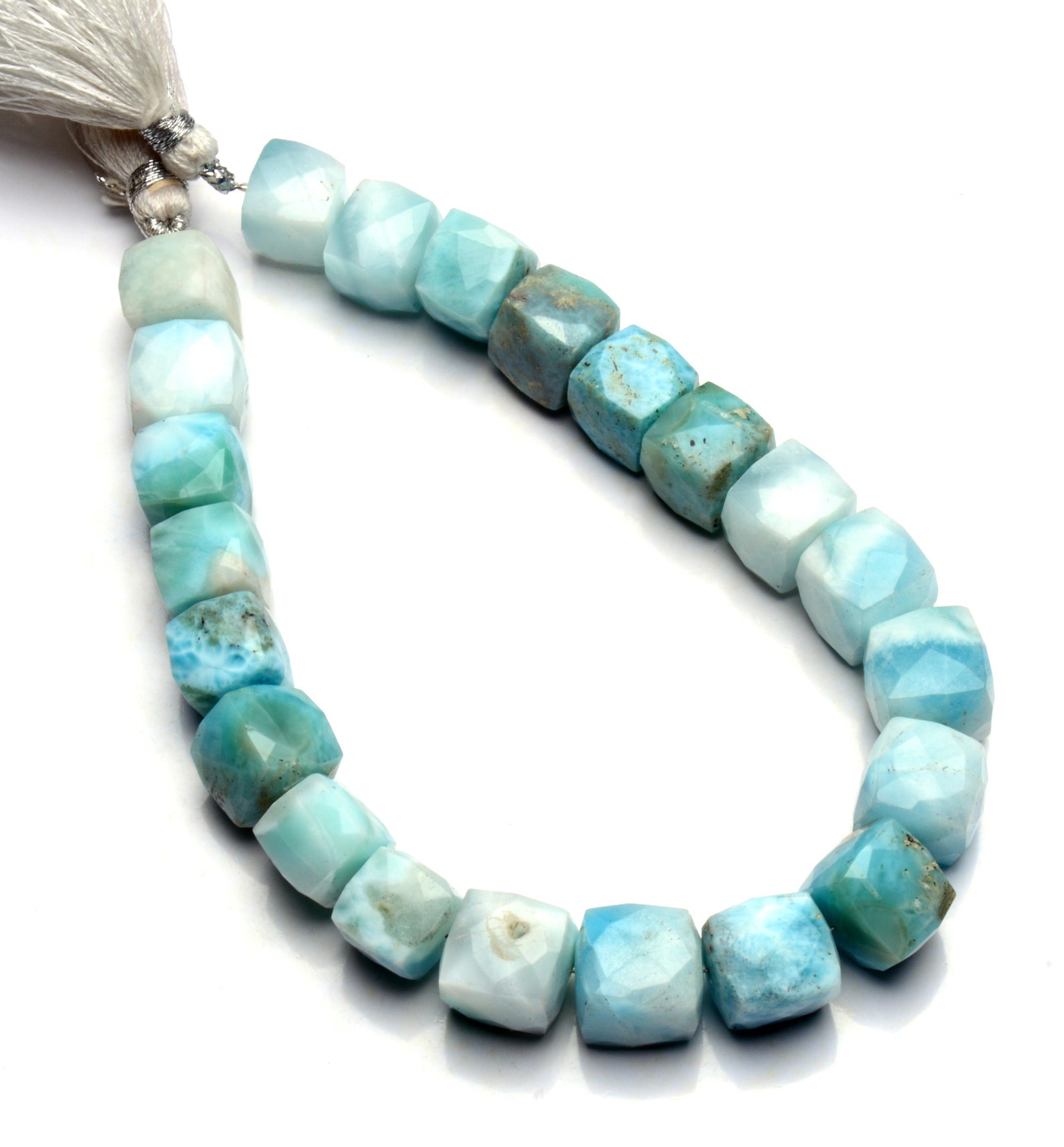 Natural Gemstone Larimar Beads for Jewelry Making 10mm Size - Etsy
