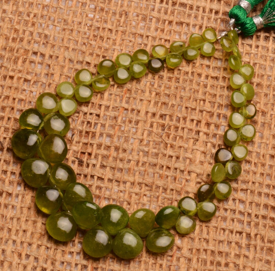 Natural Gem Vesuvianite or Vasonite, Smooth Heart Shape, 5 to 10 Mm ...