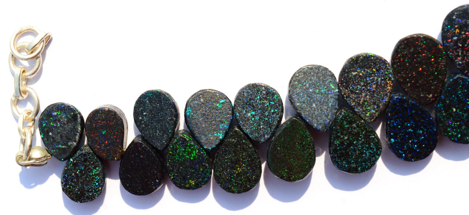 Natural Rare Gem Australian Black Matrix Opal 10x8 to 13x10MM | Etsy