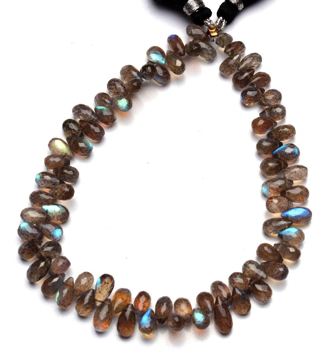 Natural Gemstone Blue Fire Labradorite, 8x5mm Approx. Size Teardrop ...