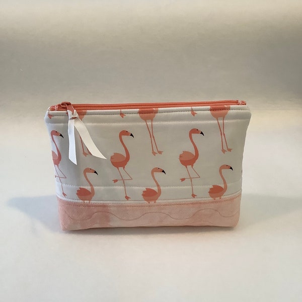 Flamingo Makeup Bag - Etsy