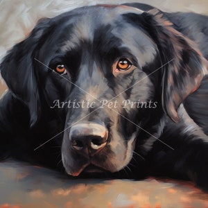 Black Labrador Art - 10 High Quality Jpg's - Digital Download! - Black ...