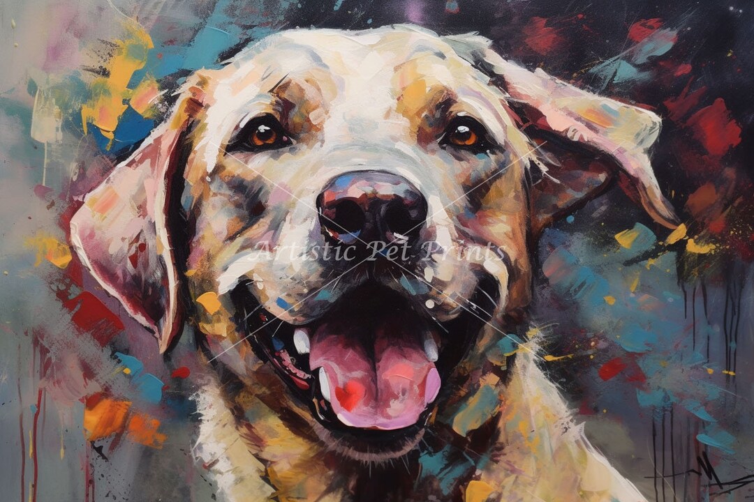 Golden Labrador Art - 10 High Quality Jpg's - Digital Download ...