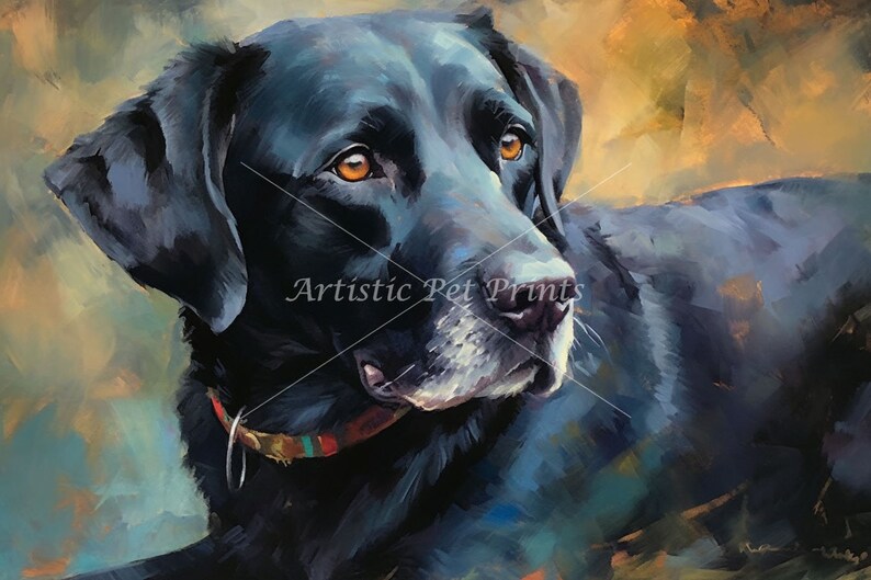 Black Labrador Art - 10 High Quality Jpg's - Digital Download! - Black ...