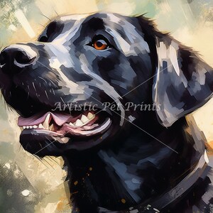 Black Labrador Art - 10 High Quality Jpg's - Digital Download! - Black ...